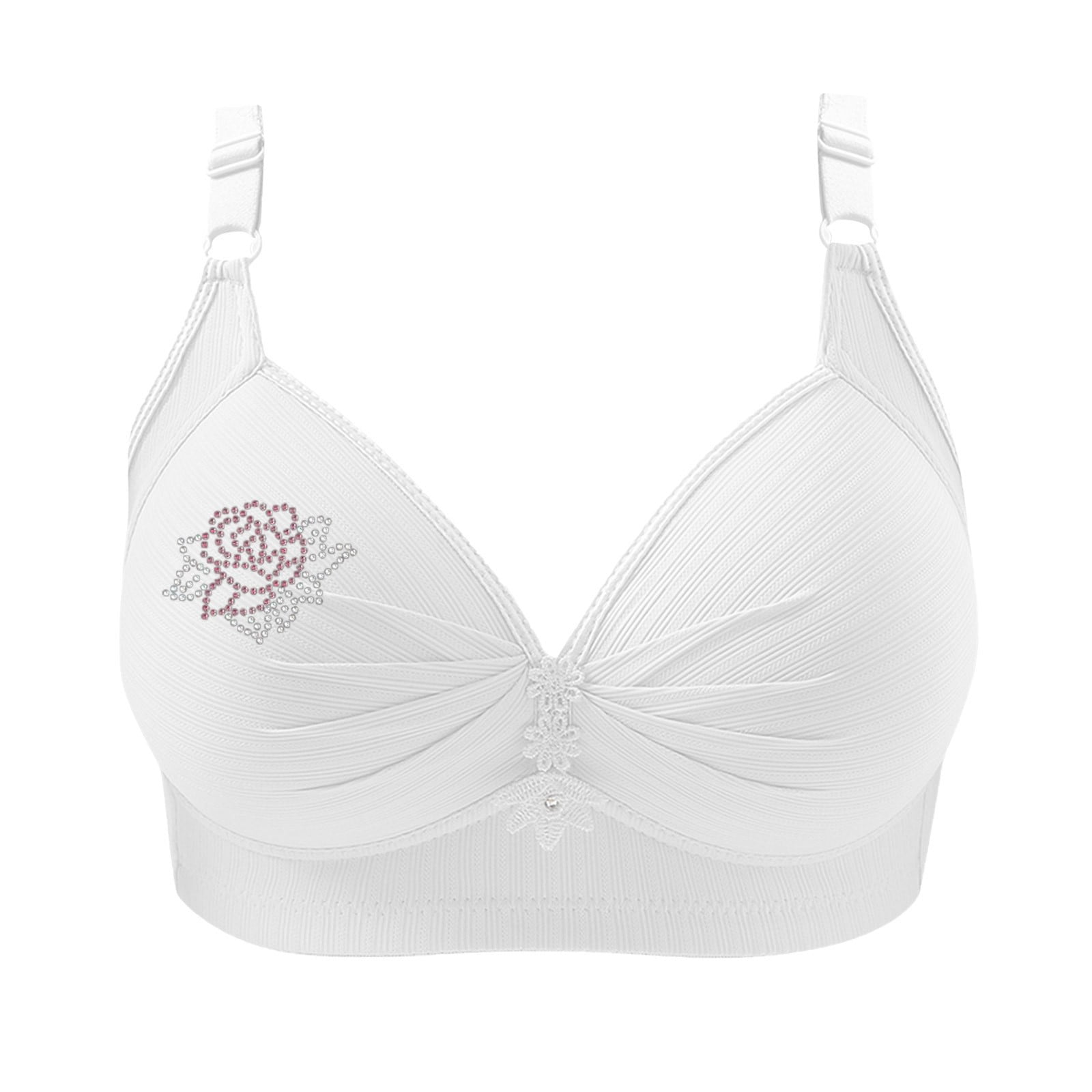 SCSAlgin High Impact Sports Bras for Women Elegant Bra with Rhinestone ...