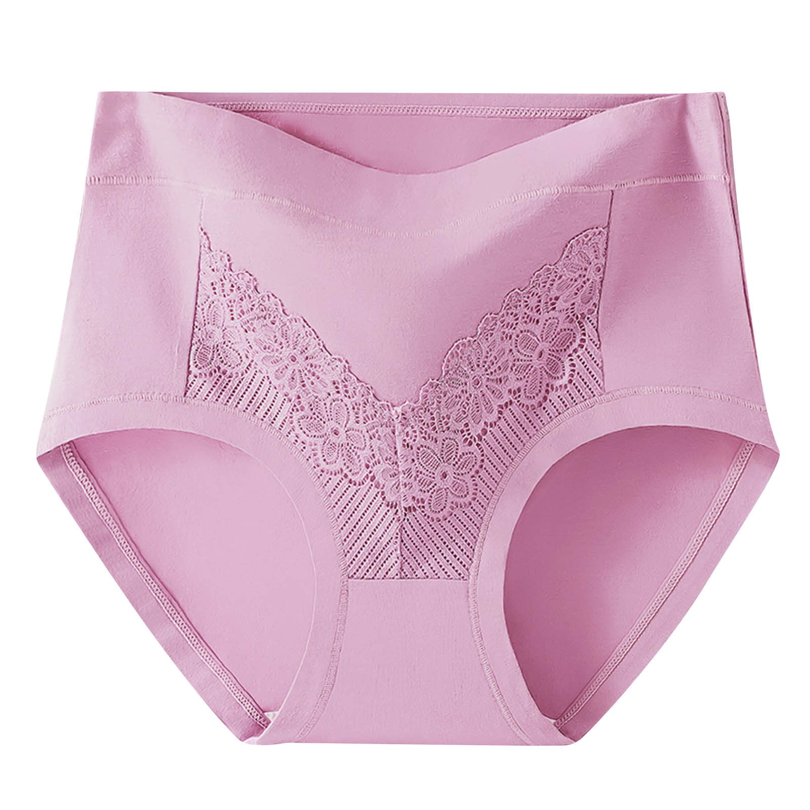 SCSAlgin High Waist Cotton Underwear for Women Full Coverage Panties ...