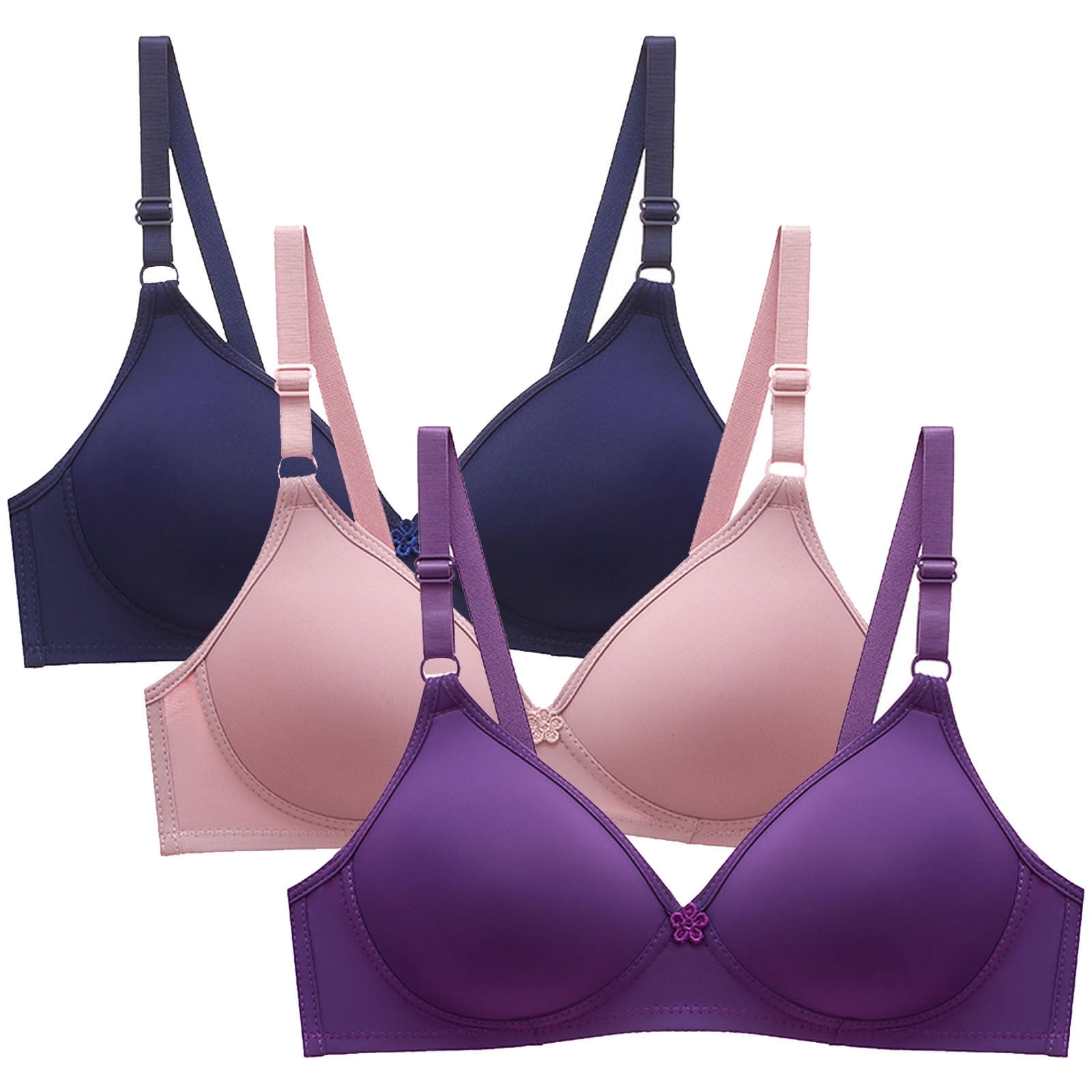SCSAlgin Lace Underwire Bra for Women Push Up Demi Bra with Underwire ...