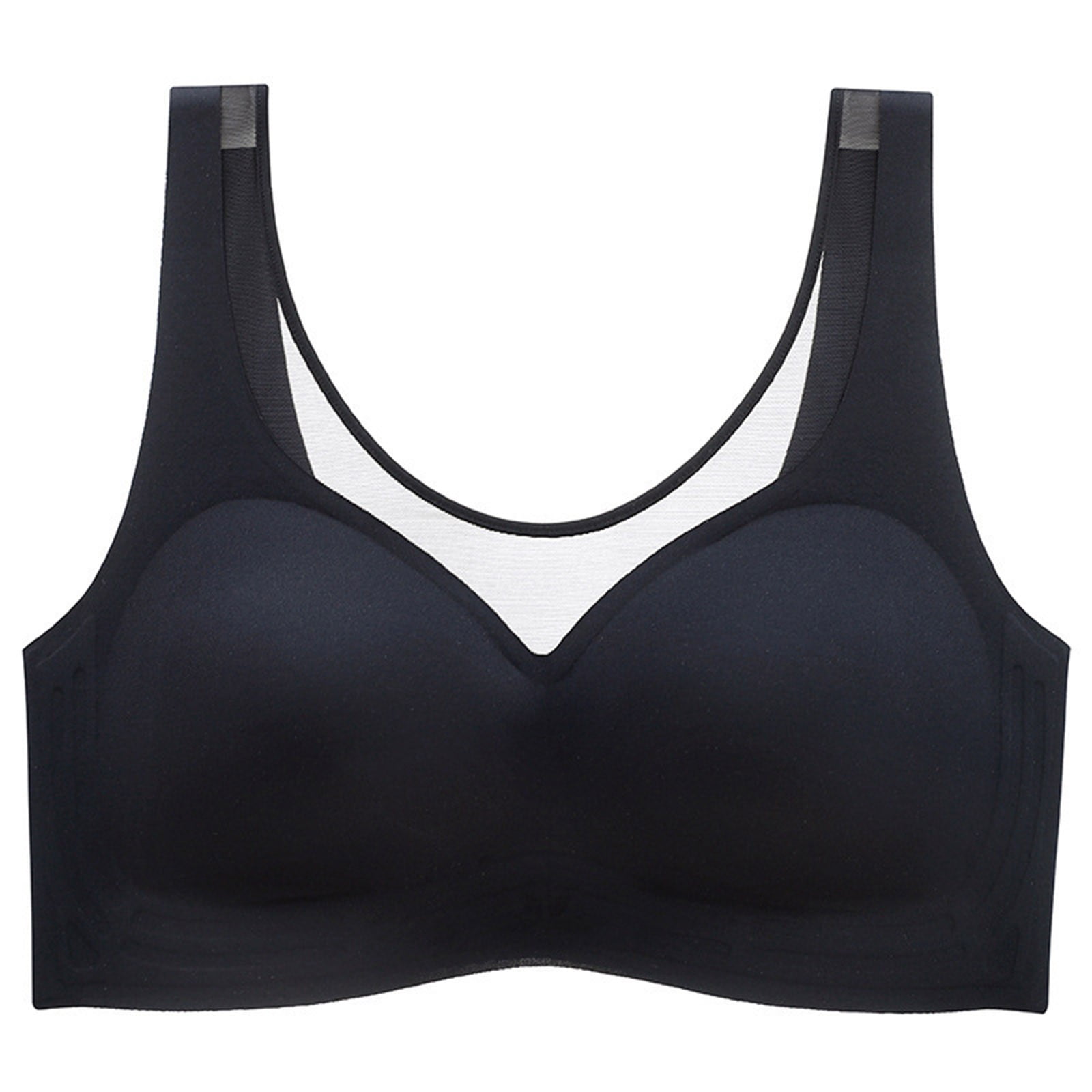SCSAlgin Seamless Bras Wireless Full Coverage Padded Bra Regular and ...