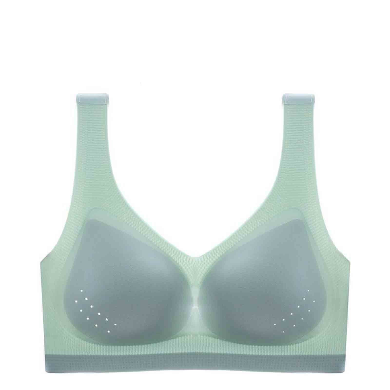 SCSAlgin Ultra-Thin Ice Silk Lifting Bra Silk Seamless Cooling Bra for ...