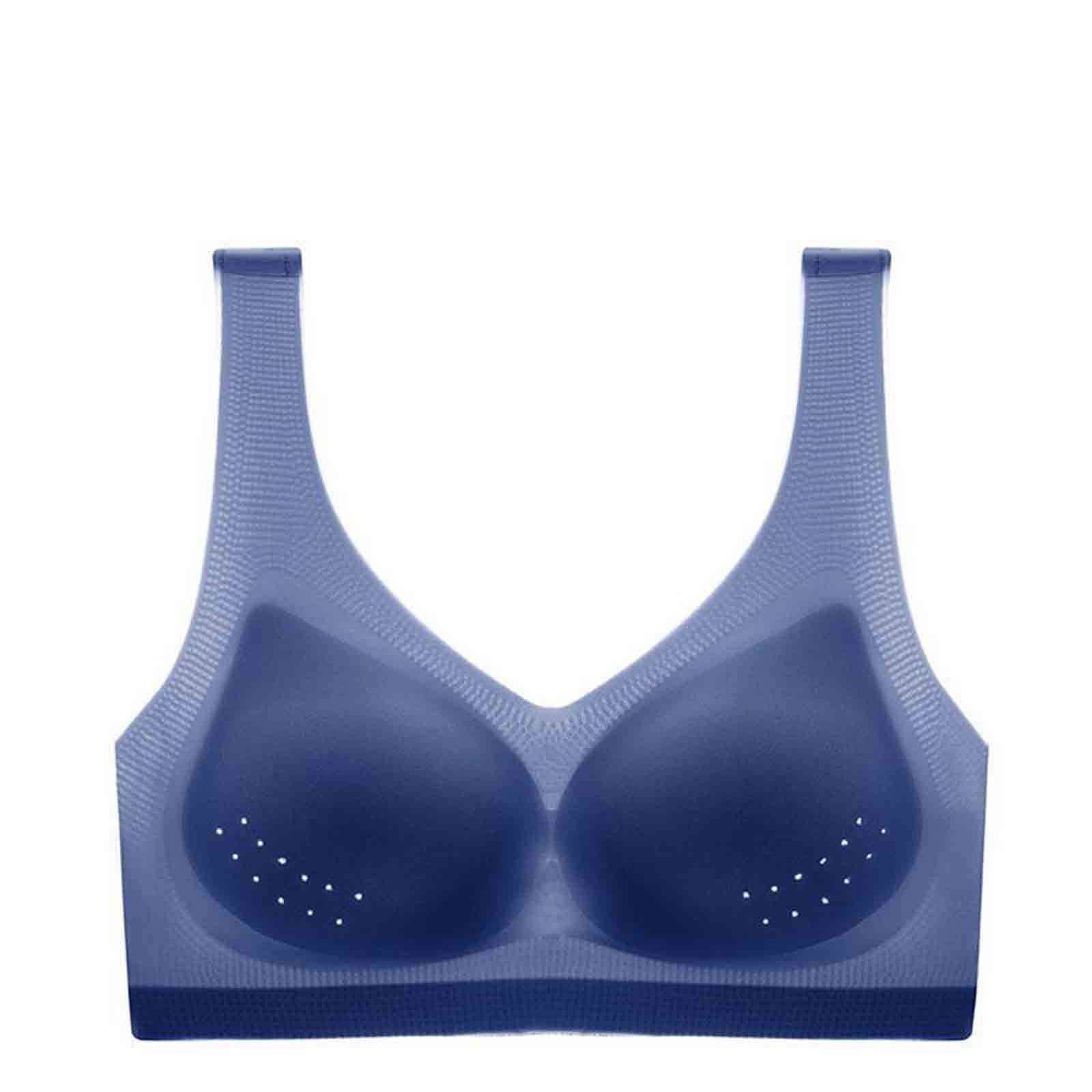 Scsalgin Ultra Thin Ice Silk Lifting Bra Silk Seamless Cooling Bra For