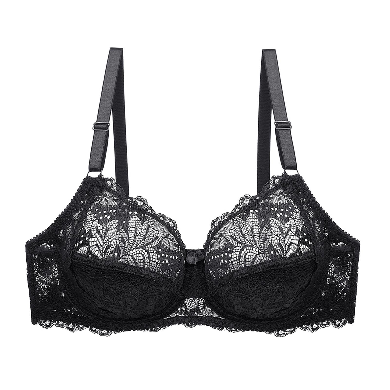 SCSAlgin Underwire Minimizer Bra Women's Unlined Plus Size Bra Full ...