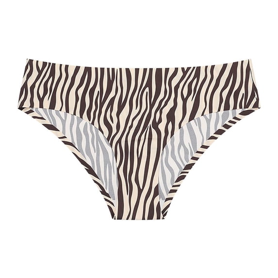 SCSAlgin Women's Invisible Seamless Bikini Underwear Half Back Coverage ...