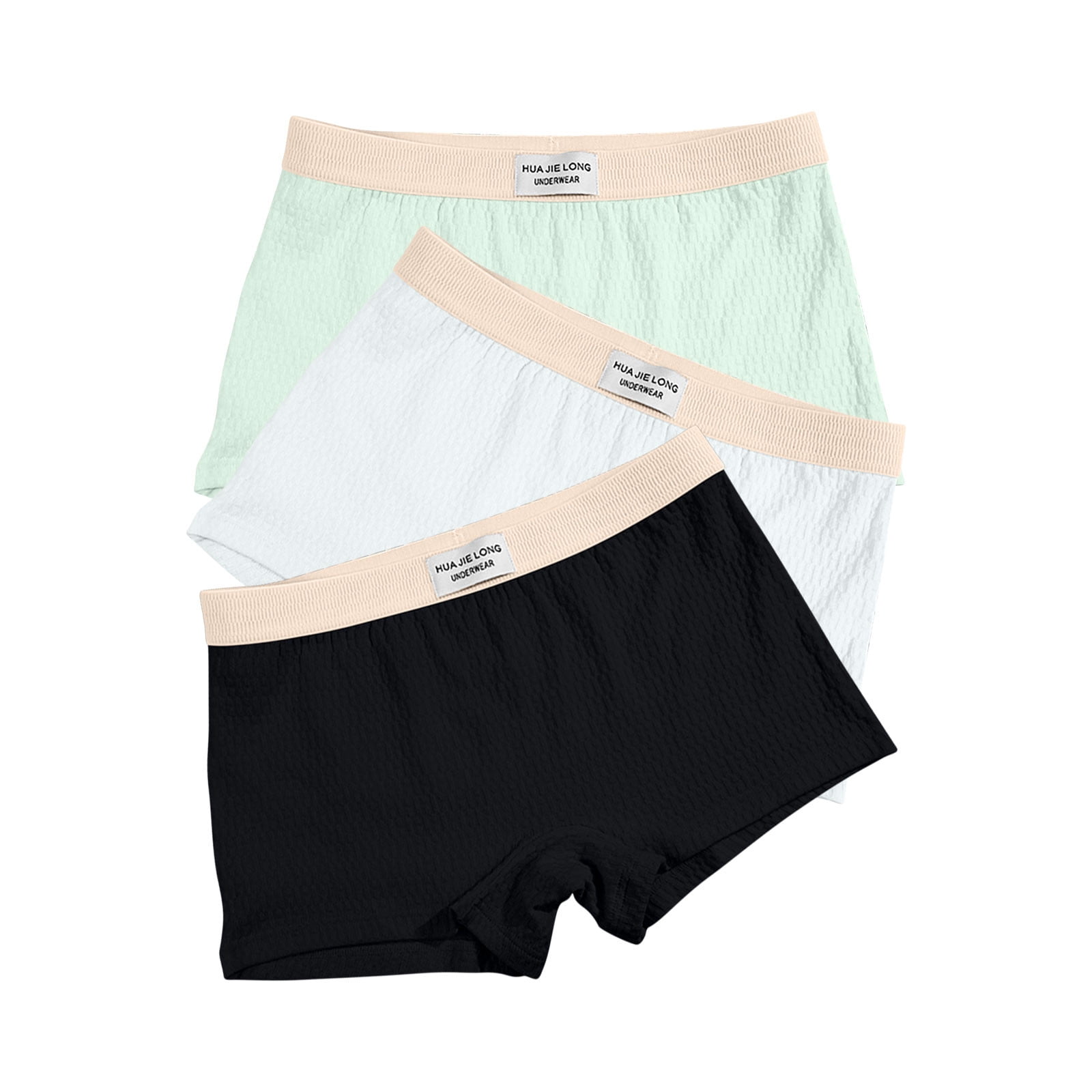 SCSAlgin Womens Boyshort Underwear Cotton Boy Shorts Panties Soft ...