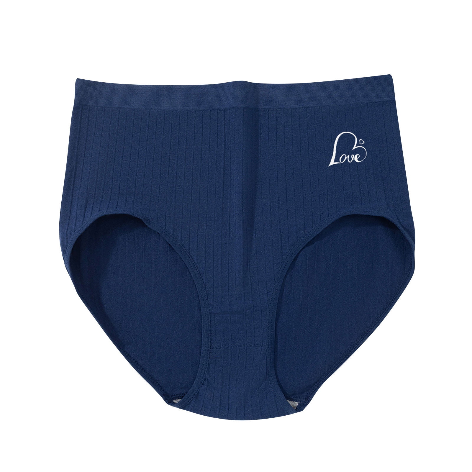 SCSAlgin Womens High Waisted Underwear High-Cut Soft Stretch Briefs ...