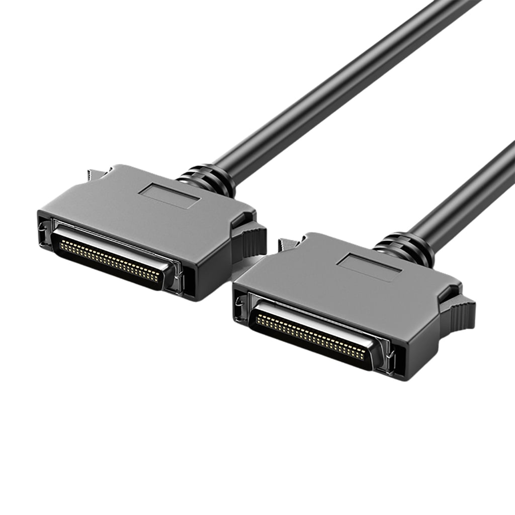 SCSI CN14/20/26/36/50 MDR Male to Male Servo Drive Cable with Secure Lock 1.5m - Walmart.com