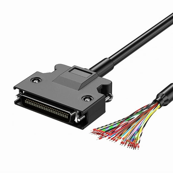 SCSI Data Cable with Terminal Push-up/Screw Lock, 28AWG Wire Single ...