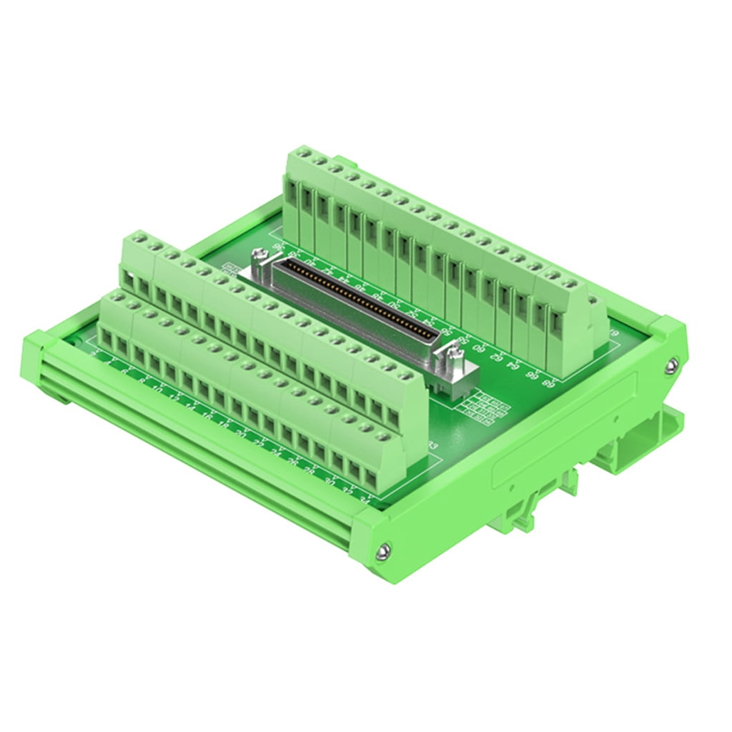 SCSI Rail Mounted Terminal Block Connectors, 14P to 100P Optional ...