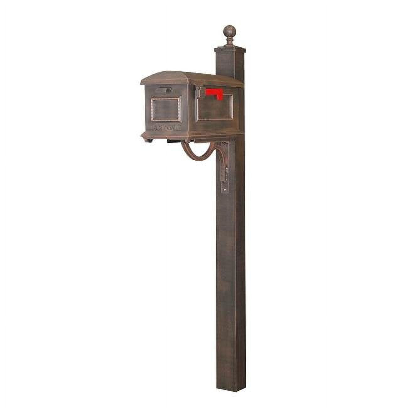 SCT-1010-SPK-710-CP Traditional Curbside with Springfield Mailbox Post ...