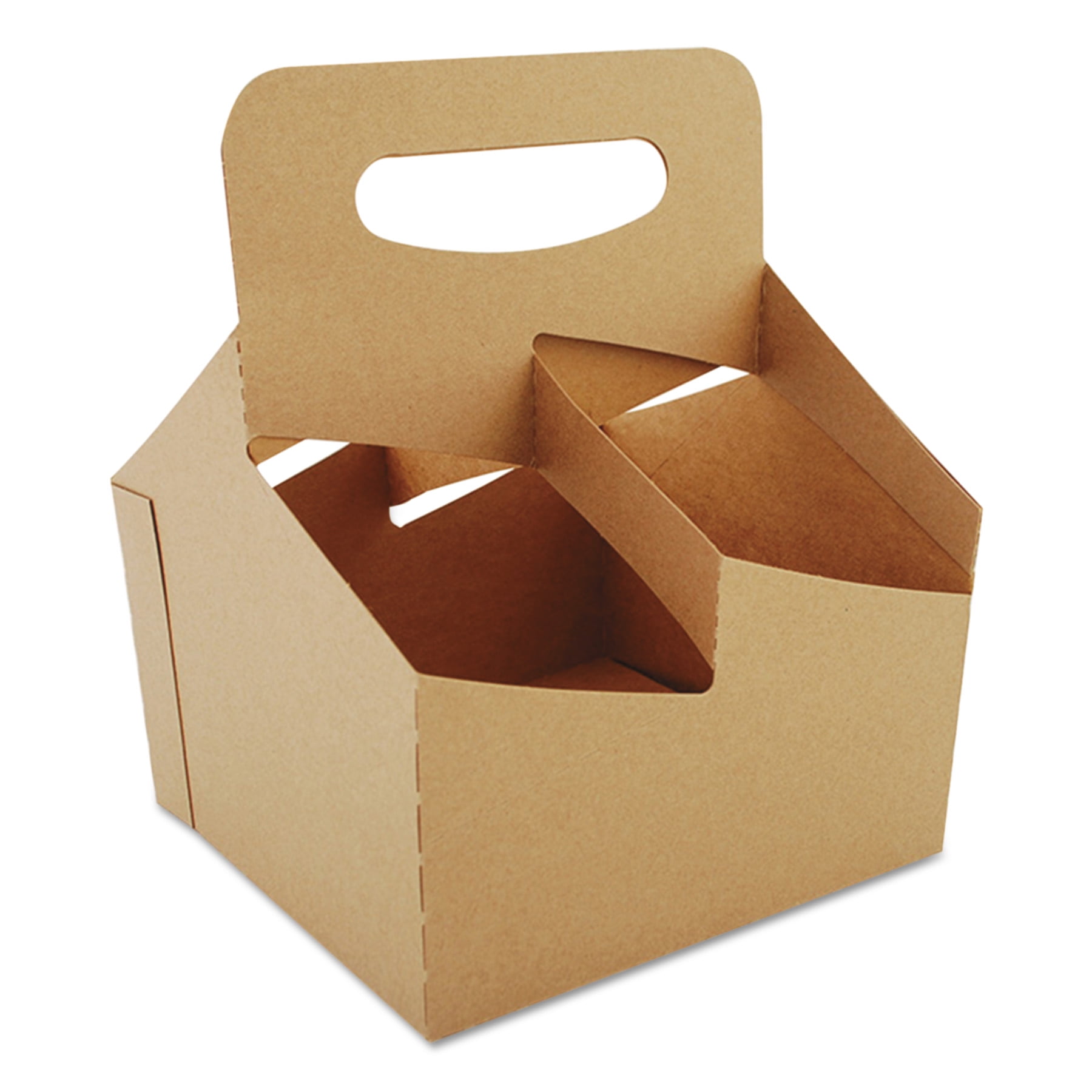 SCT 4-Corner Pop-Up Food and Drink Tray, 4-Cup, 32-oz, 7.25x7x9.25 ...