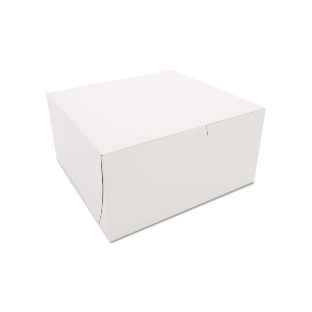 SCT Non-Window Bakery Boxes 8 x 8 x 4 White 250/Carton 0941 - Walmart.com
