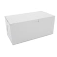 SCT Non-Window Bakery Boxes 9 x 5 x 4 White 250/Carton 0949 - Walmart.com