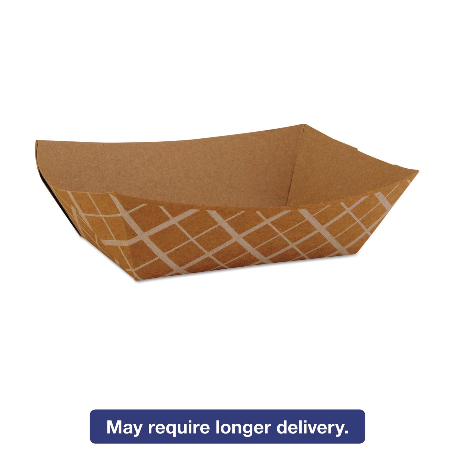 Southern Champion Paper Food Baskets Brown/White Check 1 lb Capacity ...