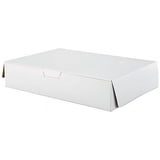 SCT Tuck-Top Bakery Boxes 19w x 14d x 4h White 50/Carton 1029 - Walmart.com