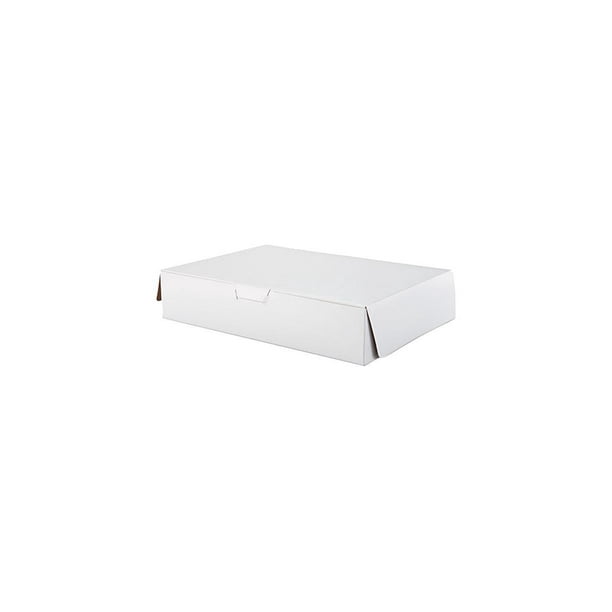 SCT Tuck-Top Bakery Boxes 19w x 14d x 4h White 50/Carton 1029 - Walmart.com