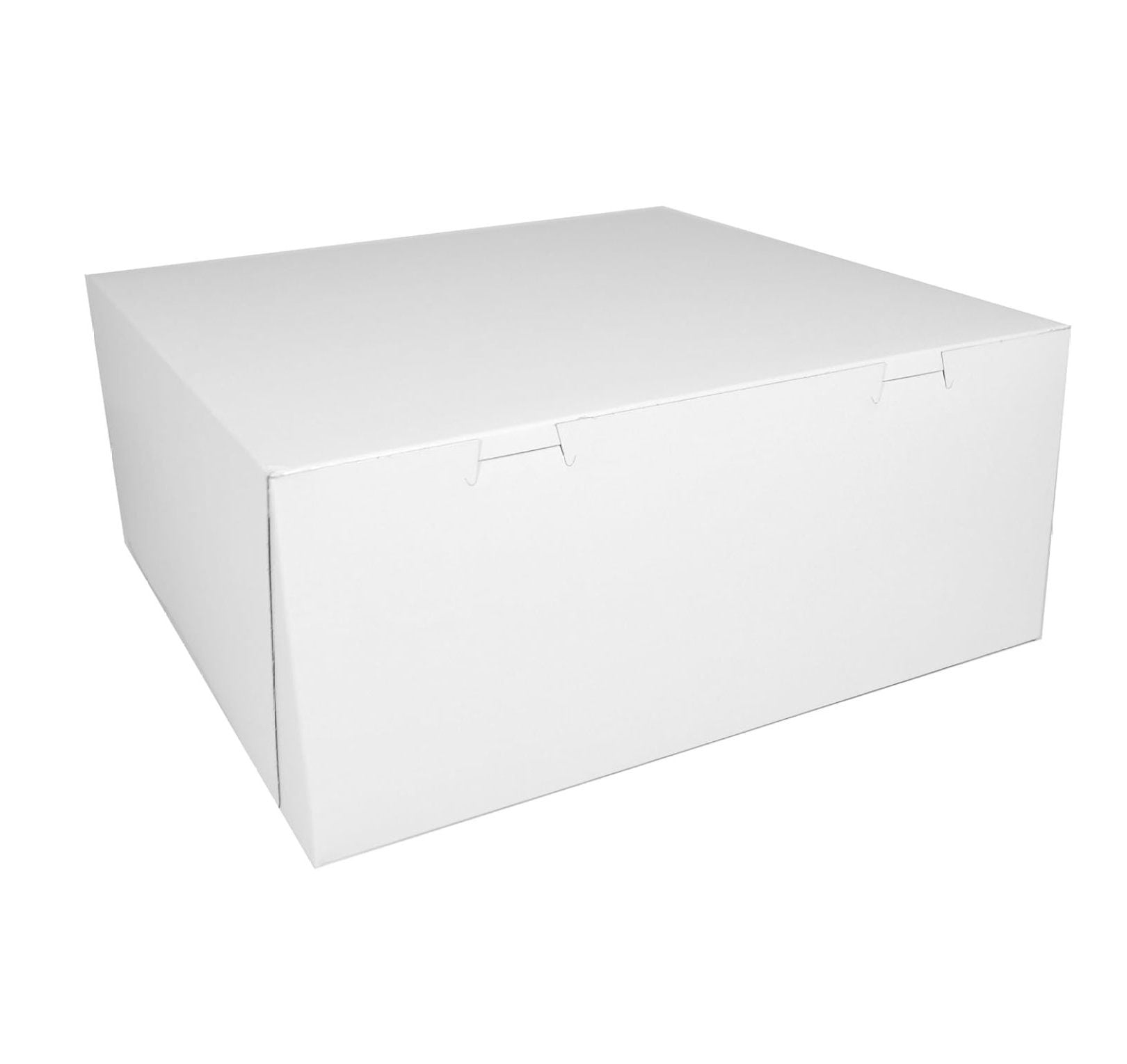 SCT White One-Piece Non-Window Bakery Boxes, 14 x 14 x 6, White, Paper ...