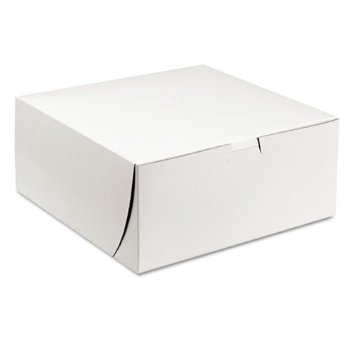 SCT Tuck-Top Bakery Boxes, 9w x 9d x 4h, White, 200/Carton - SCH0961 ...