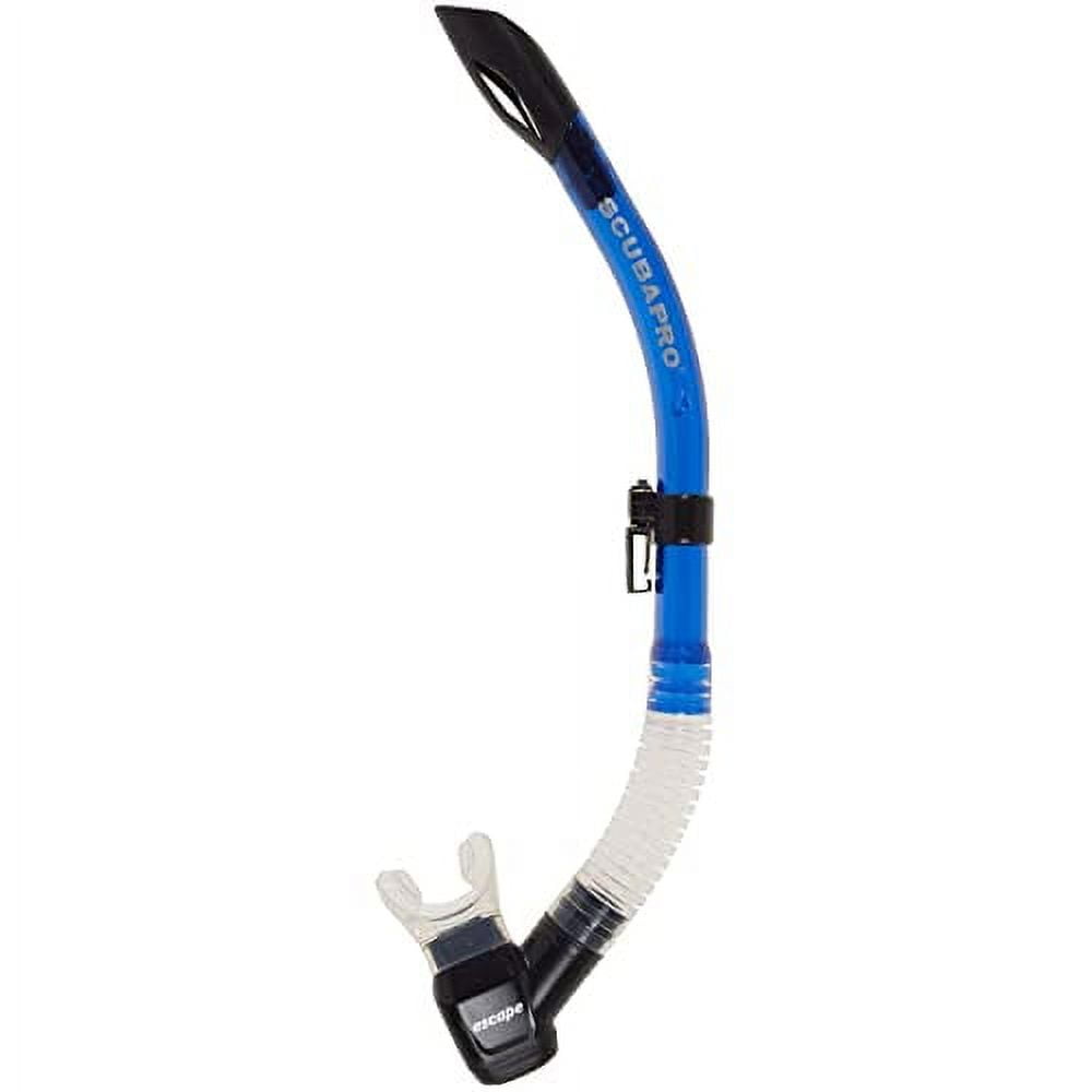 SCUBAPRO Escape Semi-Dry Snorkel, with Purge Valve and Splashguard ...