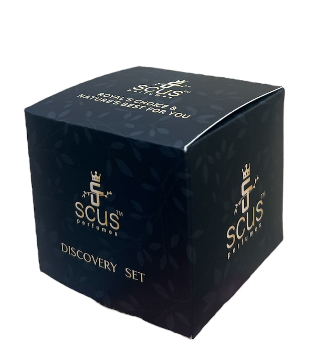 SCUS Perfumes Discovery Set (Jasmine|&|Cherry|&|Amber|&|Gardenia Concentrated Perfume oil Long ...