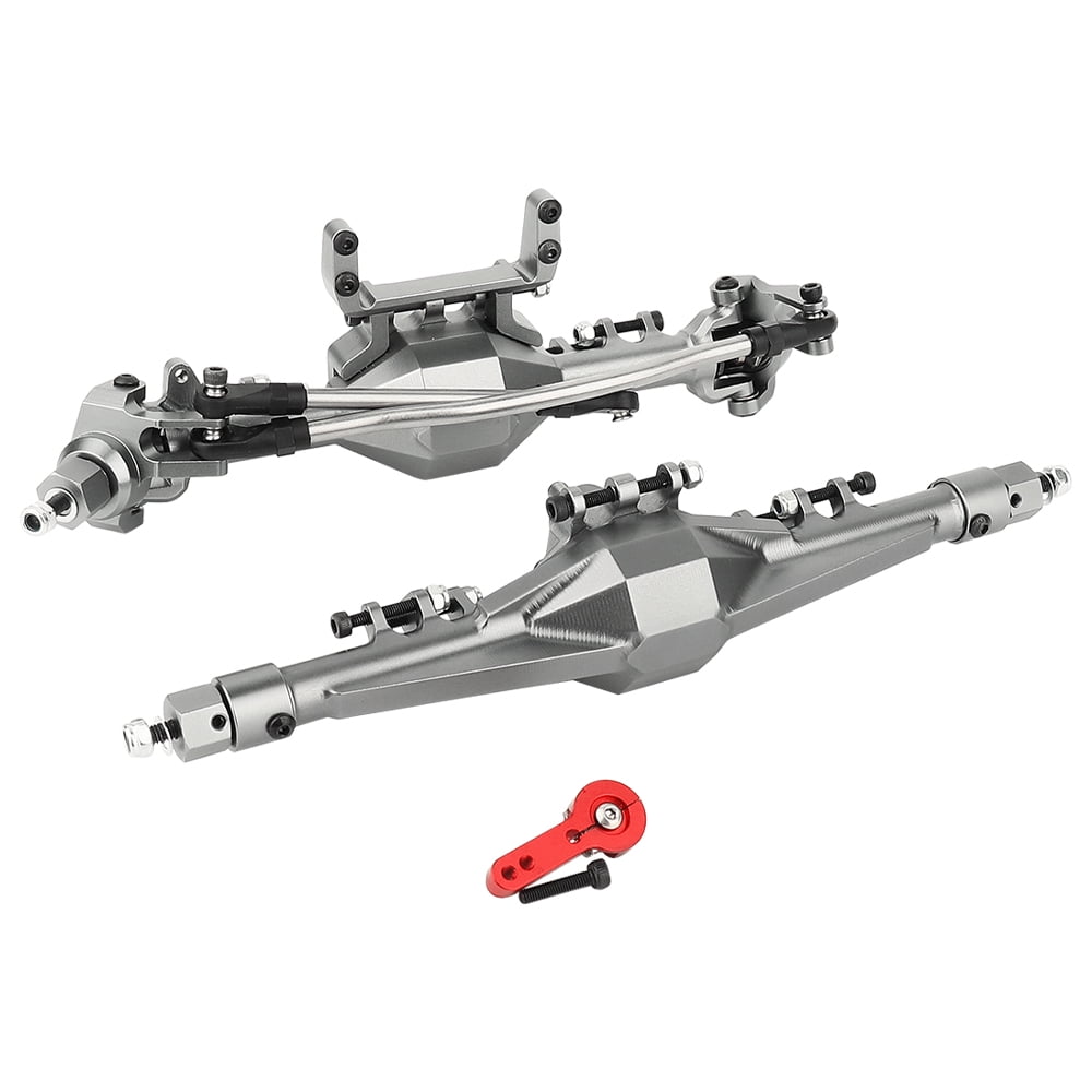 SCX10 II 1:10 CNC Metal Titanium Alloy Front Rear Straight Complete ...