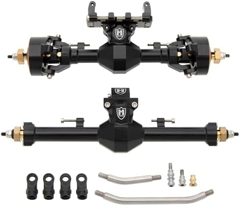 SCX24 Axles Isokinetic 3-Section CVD 52° Max. Steering Angle +5mm ...