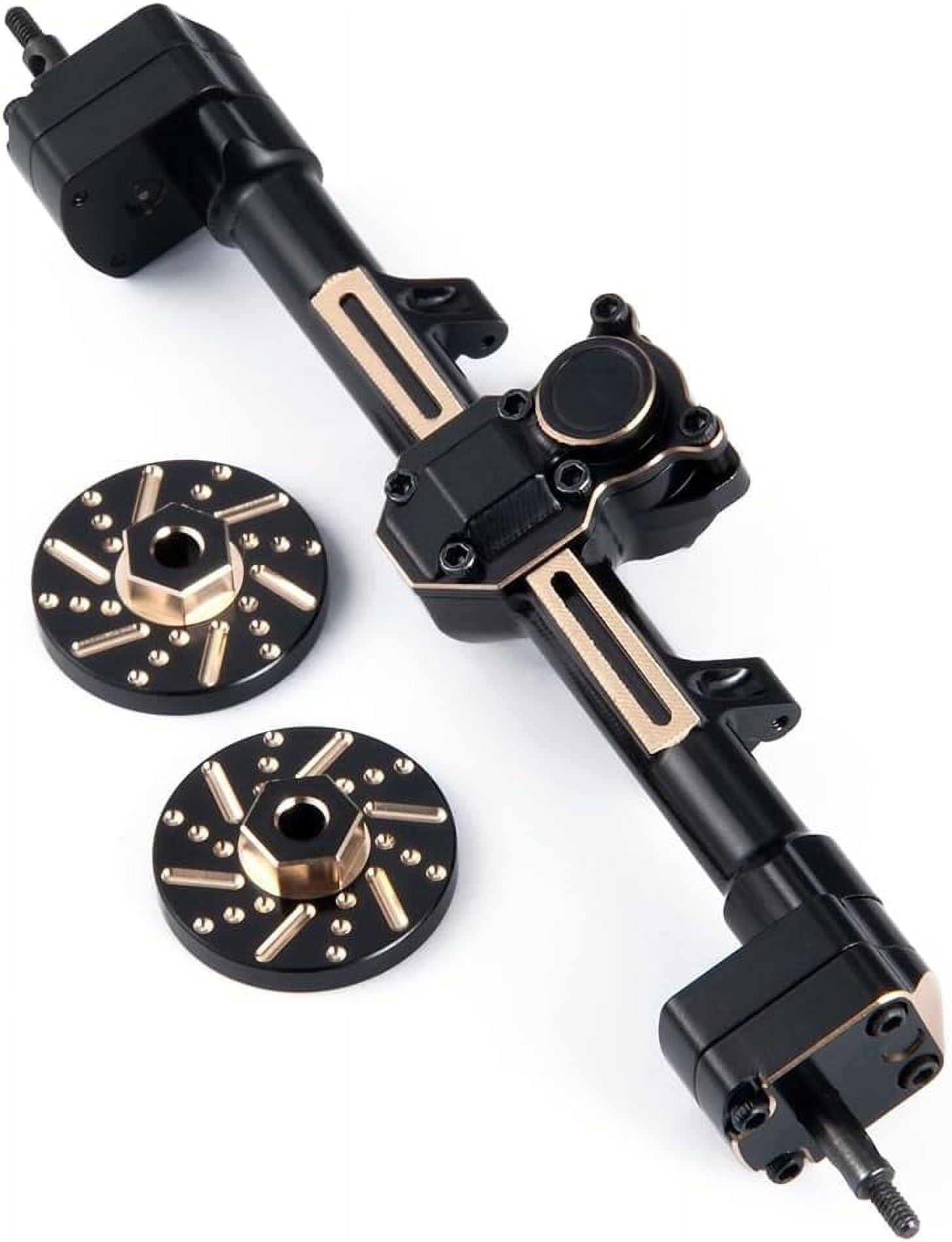 SCX24 Universal Front and Rear Axles Set with Counterweights for 1/24th ...