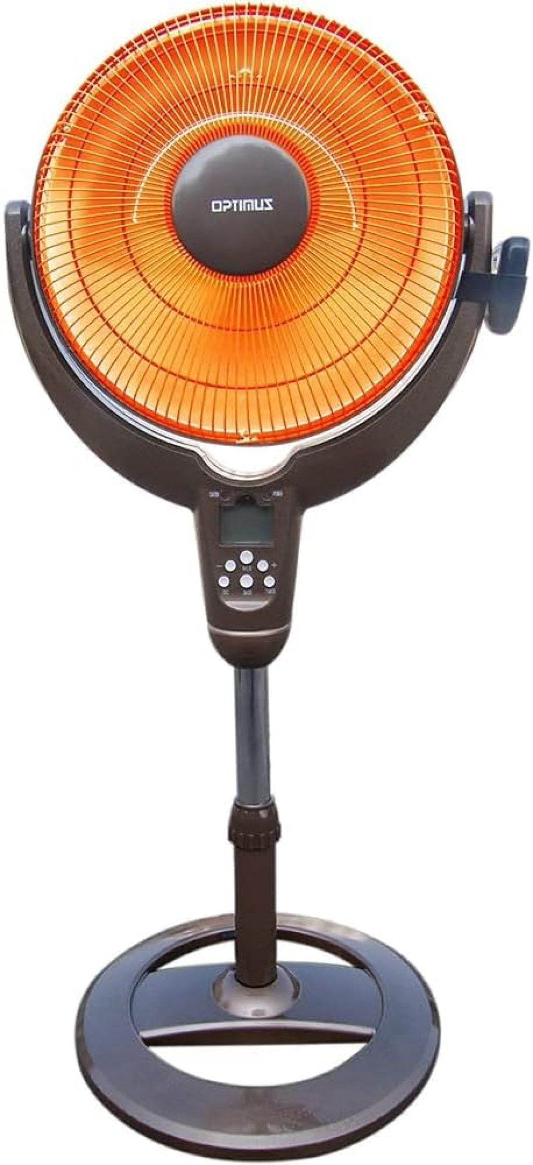 SCXP 14" Oscil Pedestal Digital Dish Remote Heater, Black - Walmart.com