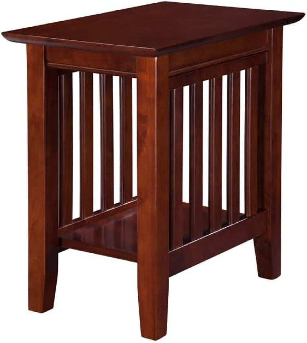 SCXP Mission Chair Side Table in Walnut - Walmart.com