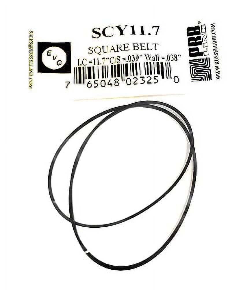 SCY11.7 Drive Belt for Tape Player Square Type 11.7" I.C 038" Wall X ...
