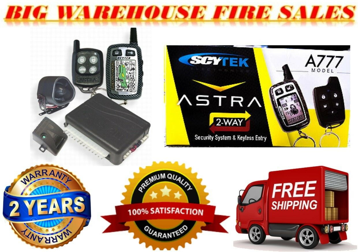 ScyTek Electronics Astra 777 Car Alarm, 2-Way Auto Paging System with ...