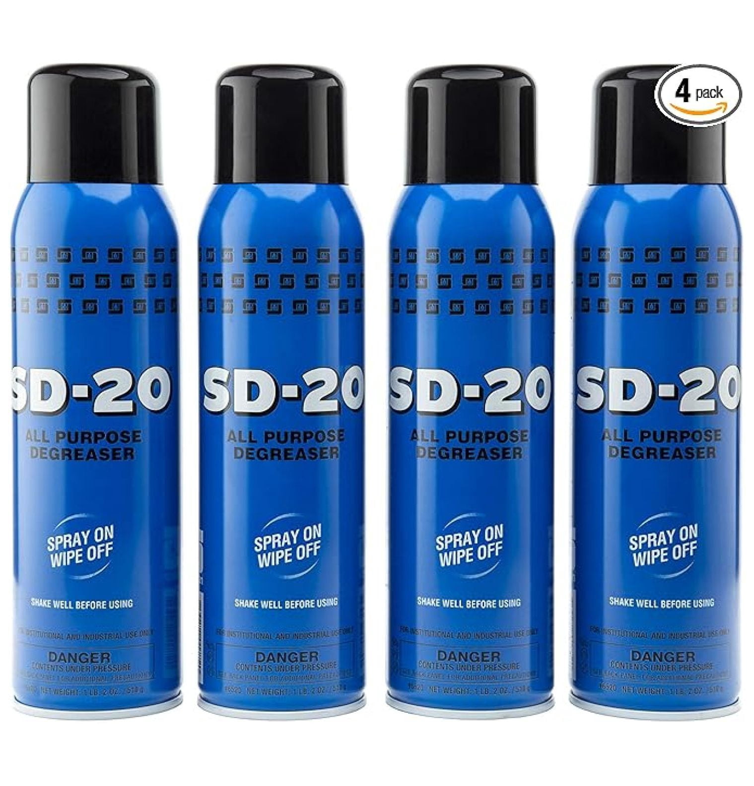 SD-20 All Purpose Degreaser Spray - 510g Pack of 4 - Heavy Duty Grease ...