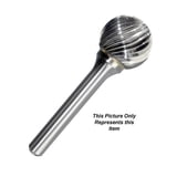 SD-40 Spherical Ball Shape 1/16" Diameter Carbide Burr Single Cut ...