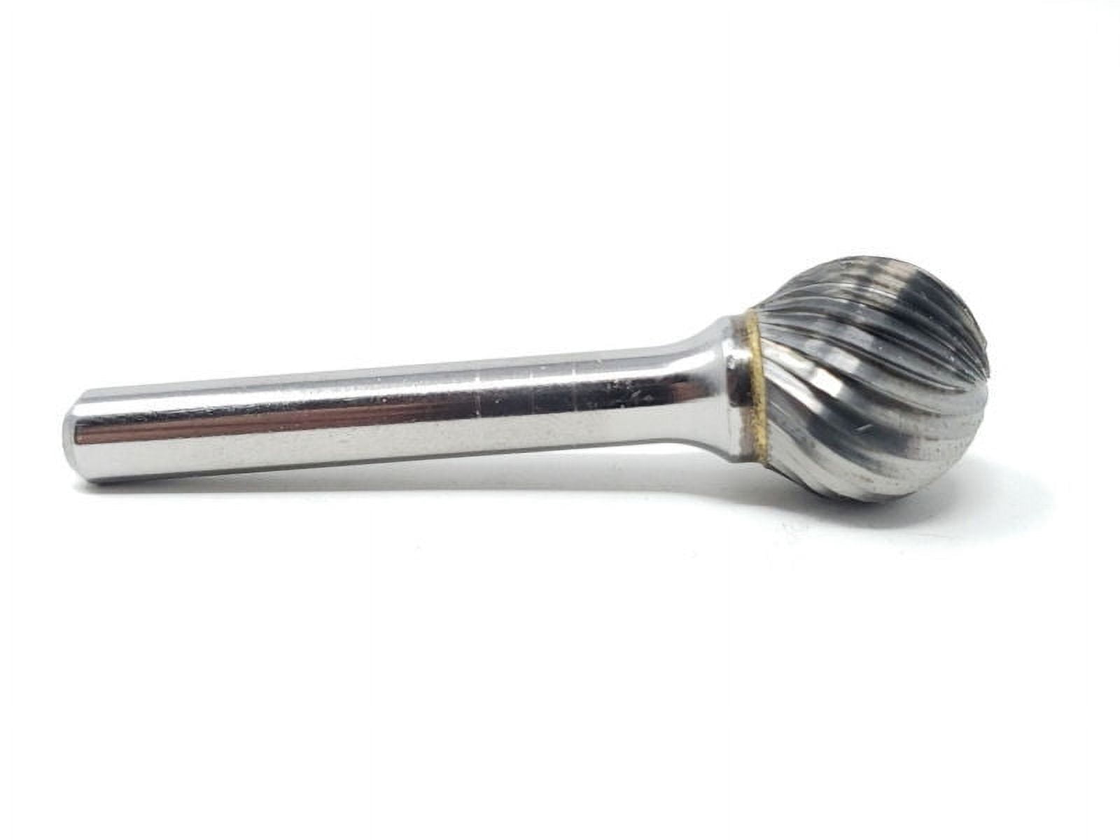 HELONGCO Single Cut Ball Shape 5/8" Carbide Burr Bit for Die Grinders ...