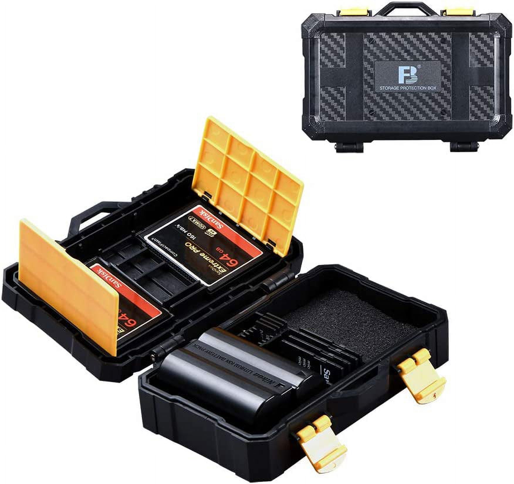 SD Card Holder, XF668 CF Card Holder Waterproof Portable for 9TF Cards ...