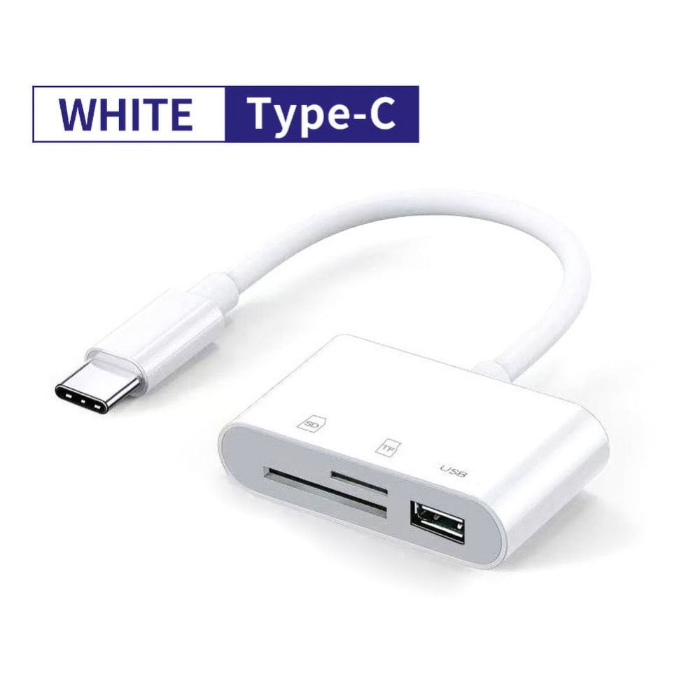SD Card Reader Type C Card Reader Flash Memory Card Reader USB C SD ...