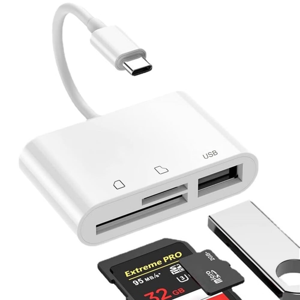 SD Card Reader,USB C Micro SD Card Reader,Memory Card Reader,Type C SD ...