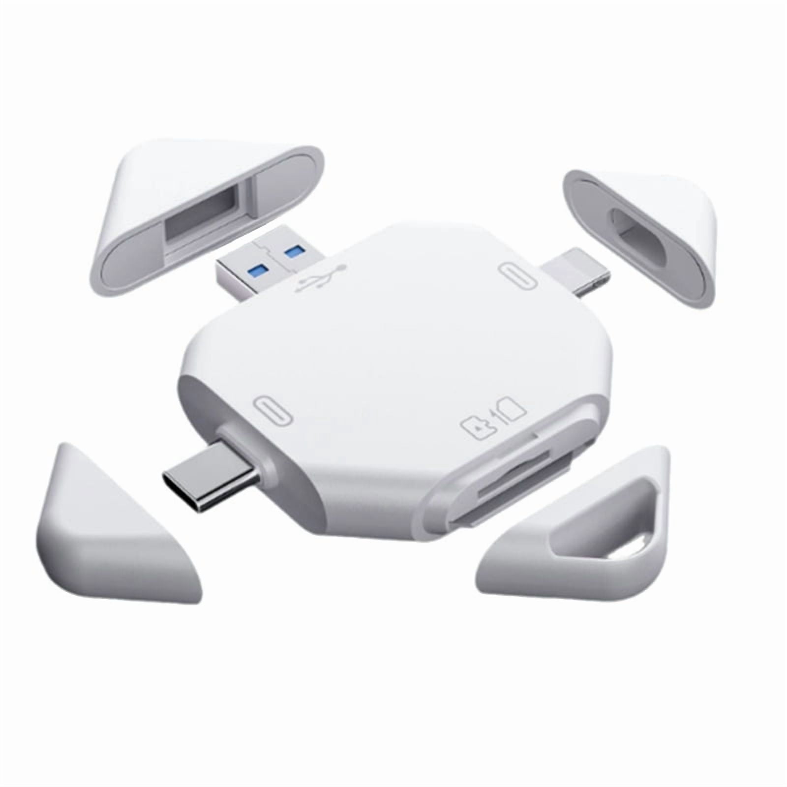 SD Card Reader for Computer/Camera,5-in-1 SD Card Reader Memory Card ...