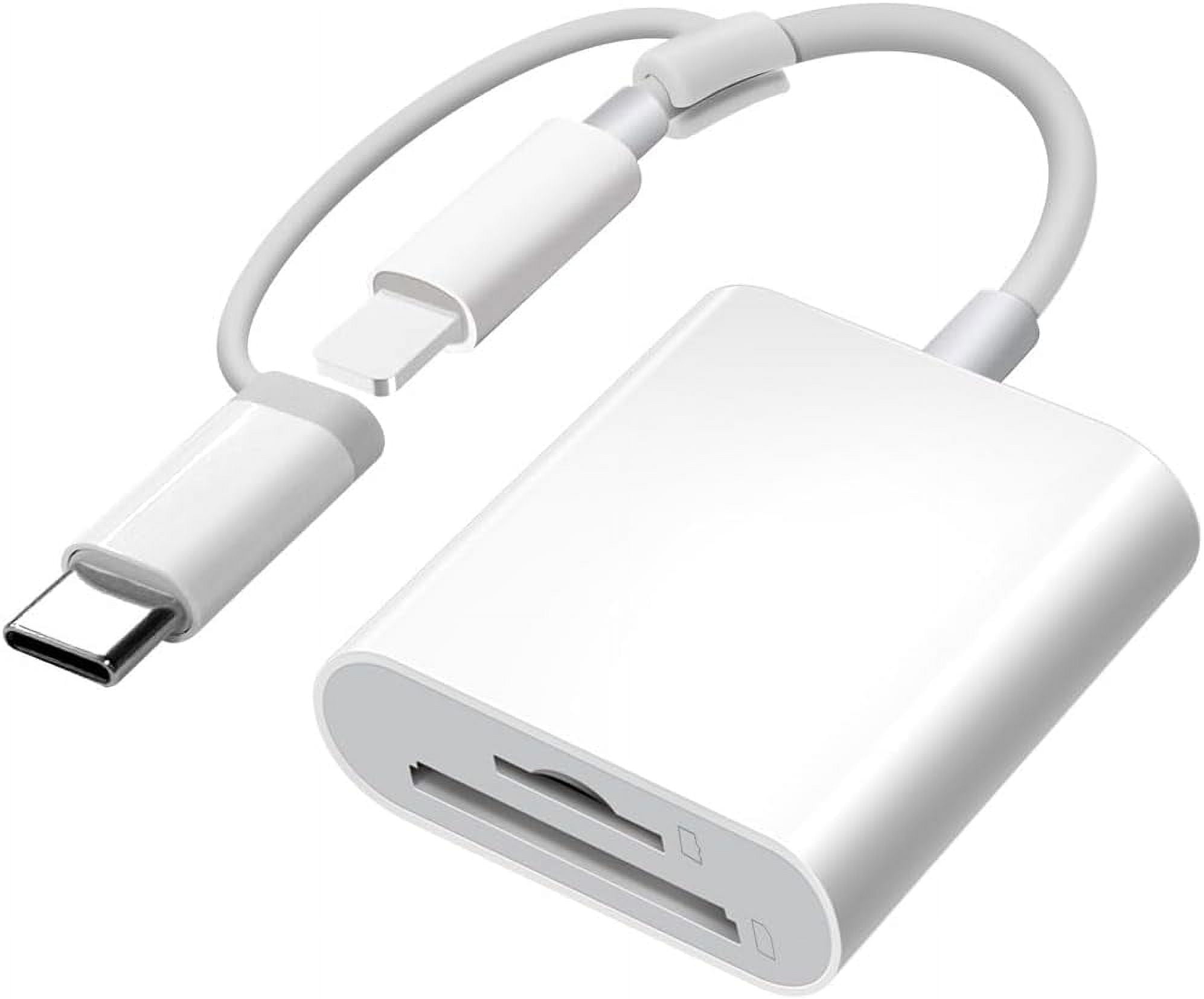 SD Card Reader for iPhone iPad, Trail Game Camera SD Card Viewer with ...