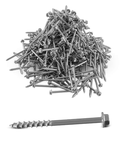 SD Connector Screws – #9 x 2-1/2" Heavy-Duty Joist Hanger Screws, 1/4 ...