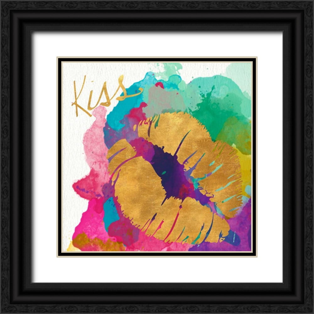 SD Graphics Studio 12x12 Black Ornate Wood Framed with Double Matting ...