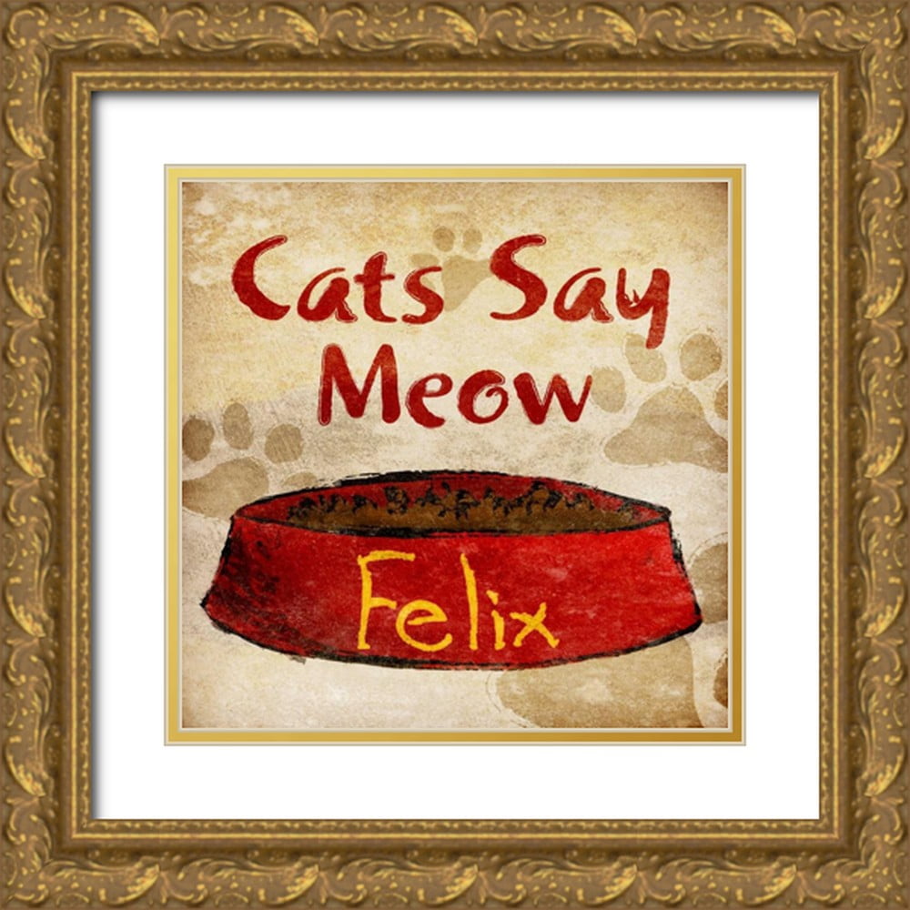 SD Graphics Studio 12x12 Gold Ornate Wood Framed with Double Matting ...