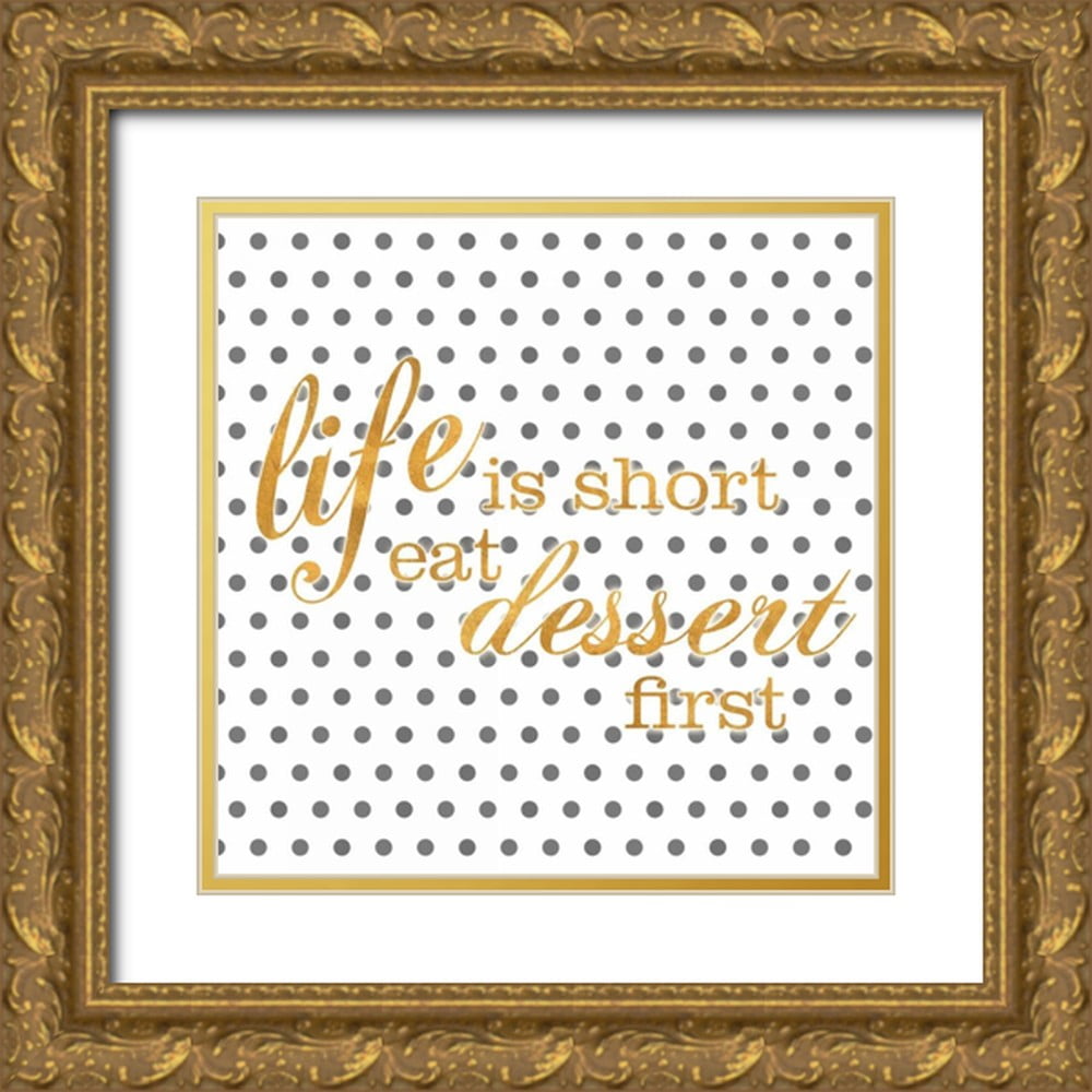 SD Graphics Studio 12x12 Gold Ornate Wood Framed with Double Matting ...