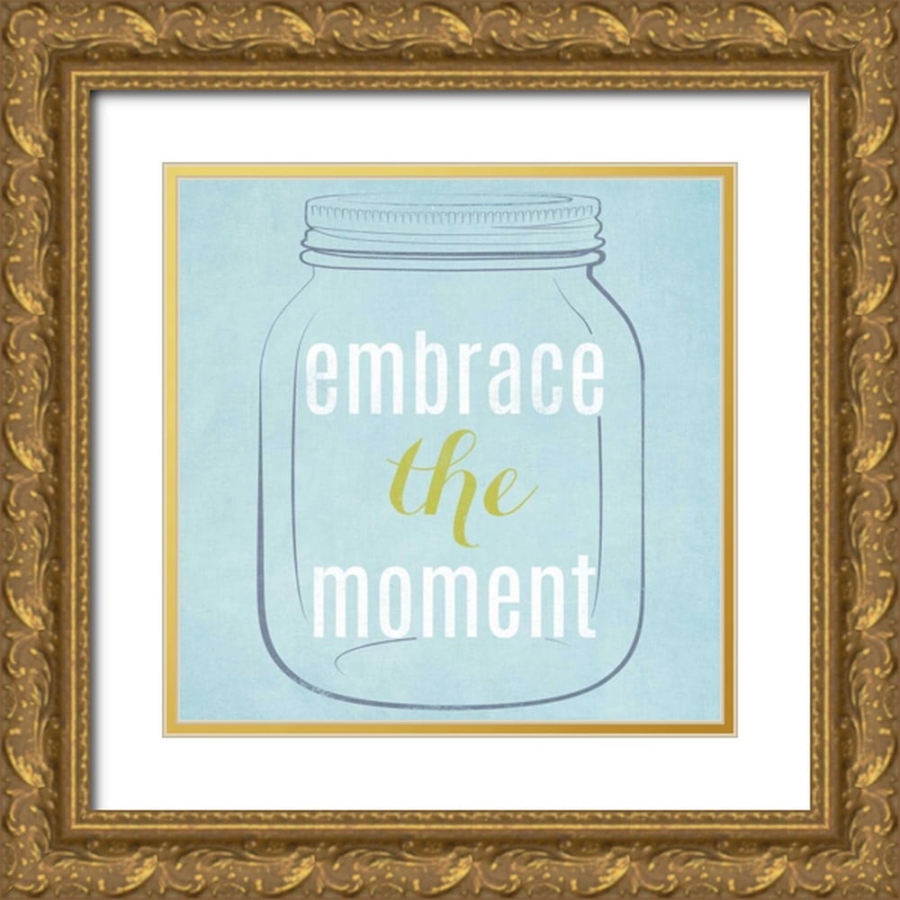 SD Graphics Studio 12x12 Gold Ornate Wood Framed with Double Matting Museum Art Print Titled ...