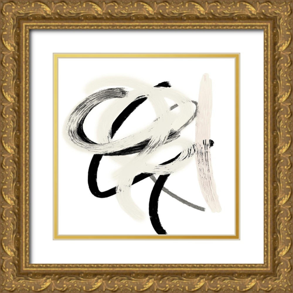 SD Graphics Studio 12x12 Gold Ornate Wood Framed with Double Matting Museum Art Print Titled ...