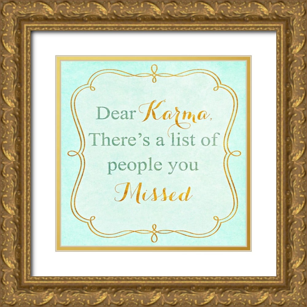 SD Graphics Studio 12x12 Gold Ornate Wood Framed with Double Matting ...