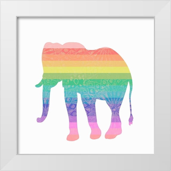 SD Graphics Studio 12x12 White Modern Wood Framed Museum Art Print ...