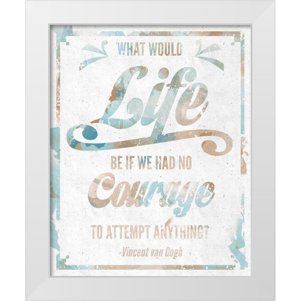 SD Graphics Studio 12x14 White Modern Wood Framed Museum Art Print ...