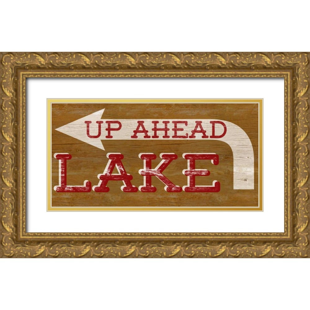 SD Graphics Studio 14x9 Gold Ornate Wood Framed with Double Matting ...