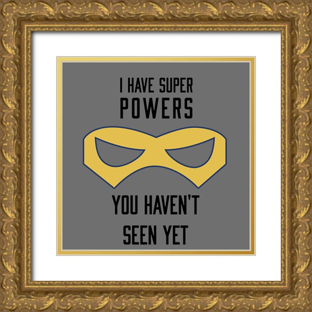 SD Graphics Studio 15x15 Gold Ornate Wood Framed with Double Matting ...